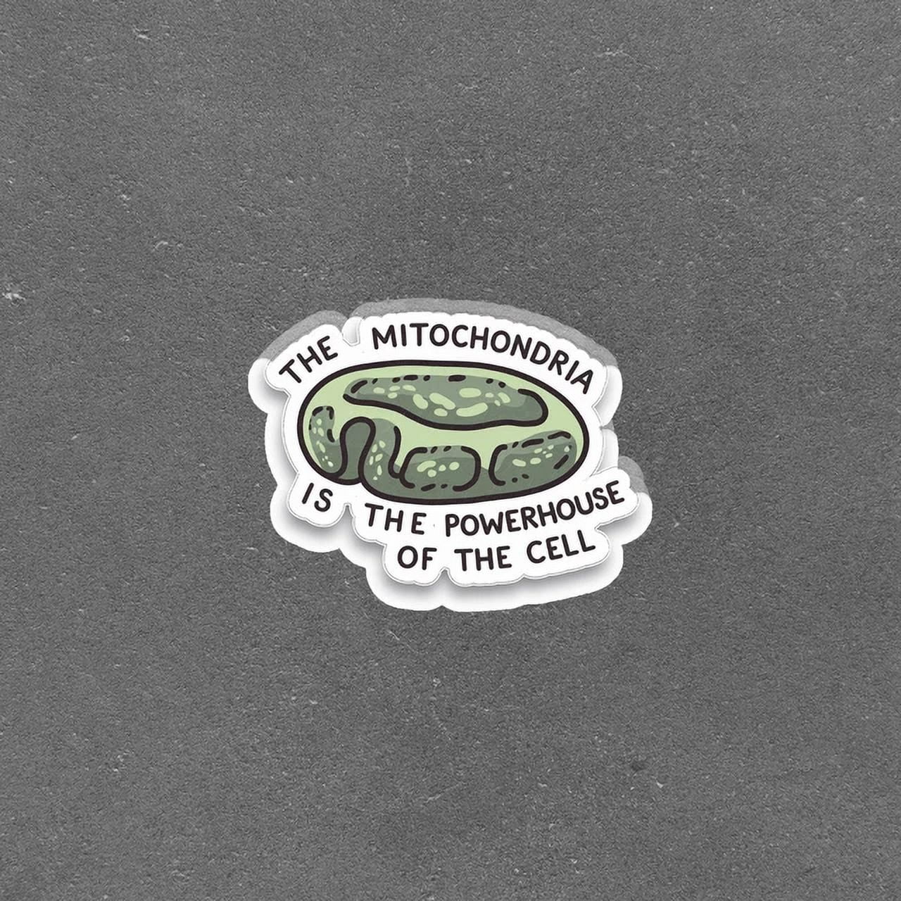 The Mitochondria Is The Powerhouse Of The Cell Biology Stickerphone ...