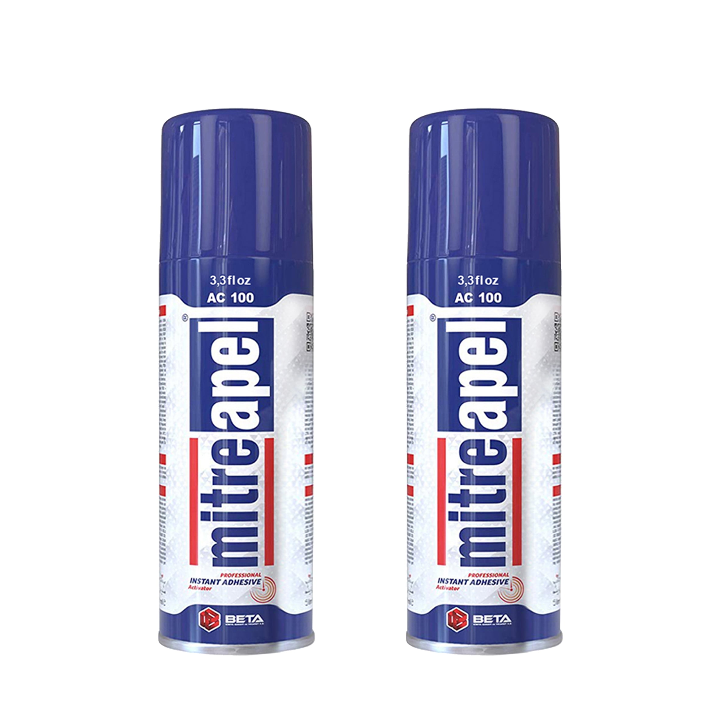 Mitreapel Activator Spray Accelerator for CA Super Glues (2 x 3.3 fl oz ...