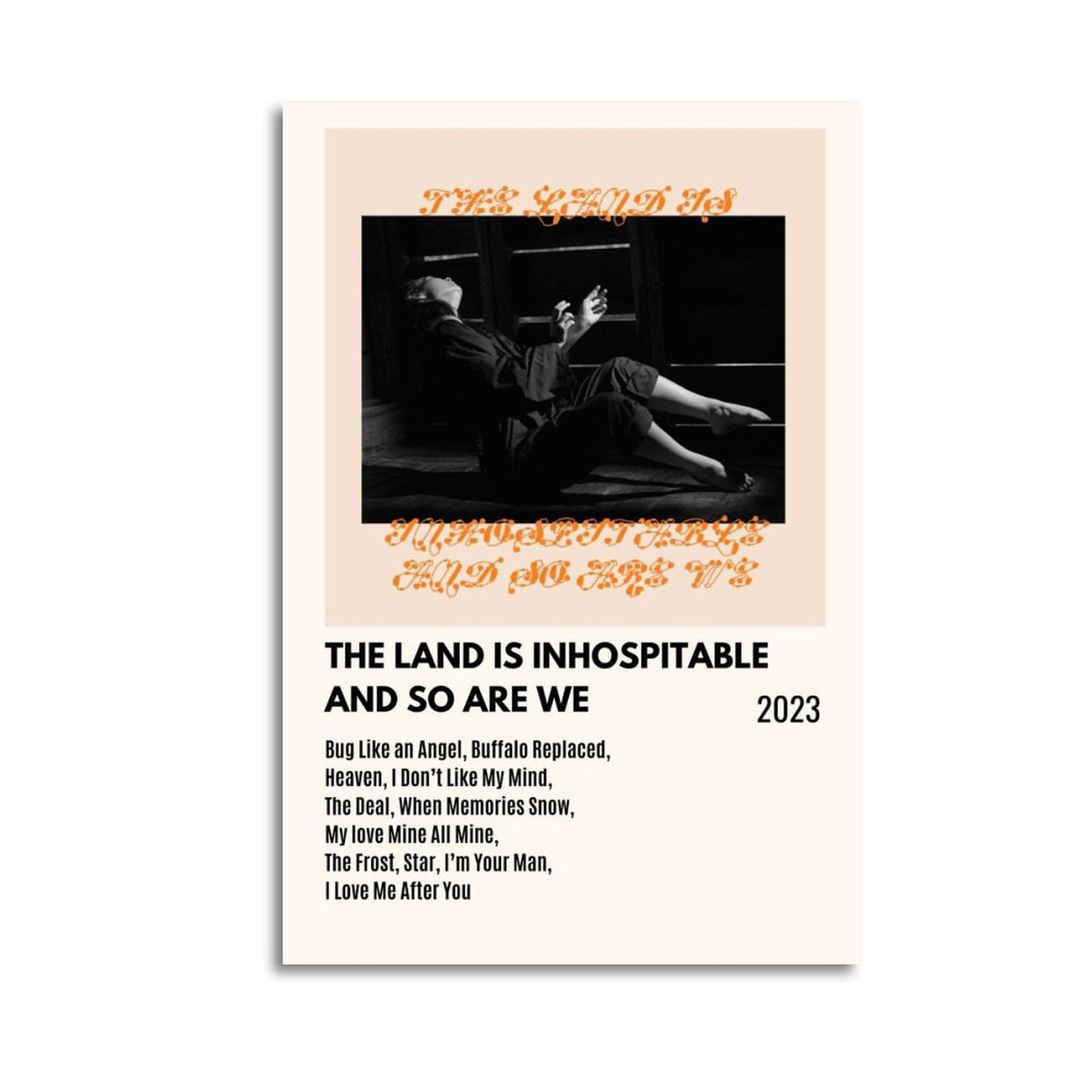 Mitski The Land Is Inhospitable Poster Decoration Vibrant High-end Wall ...