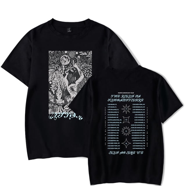Mitski T-shirts 2024 Tour Merch Popular Reversible Print Unisex ...