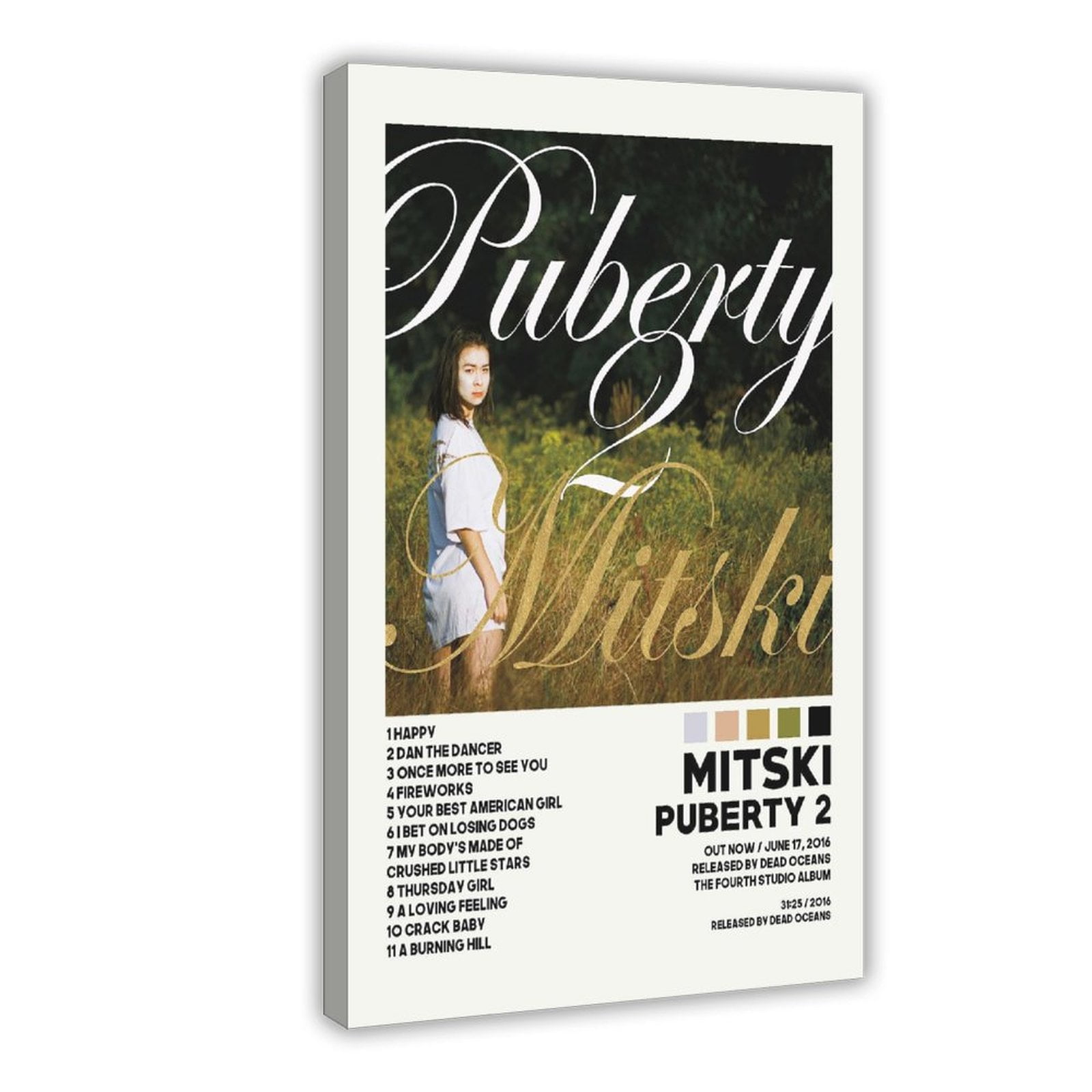 Mitskis Puberty 2 Posters Art Print Bedroom Decor for Wall Art Print ...