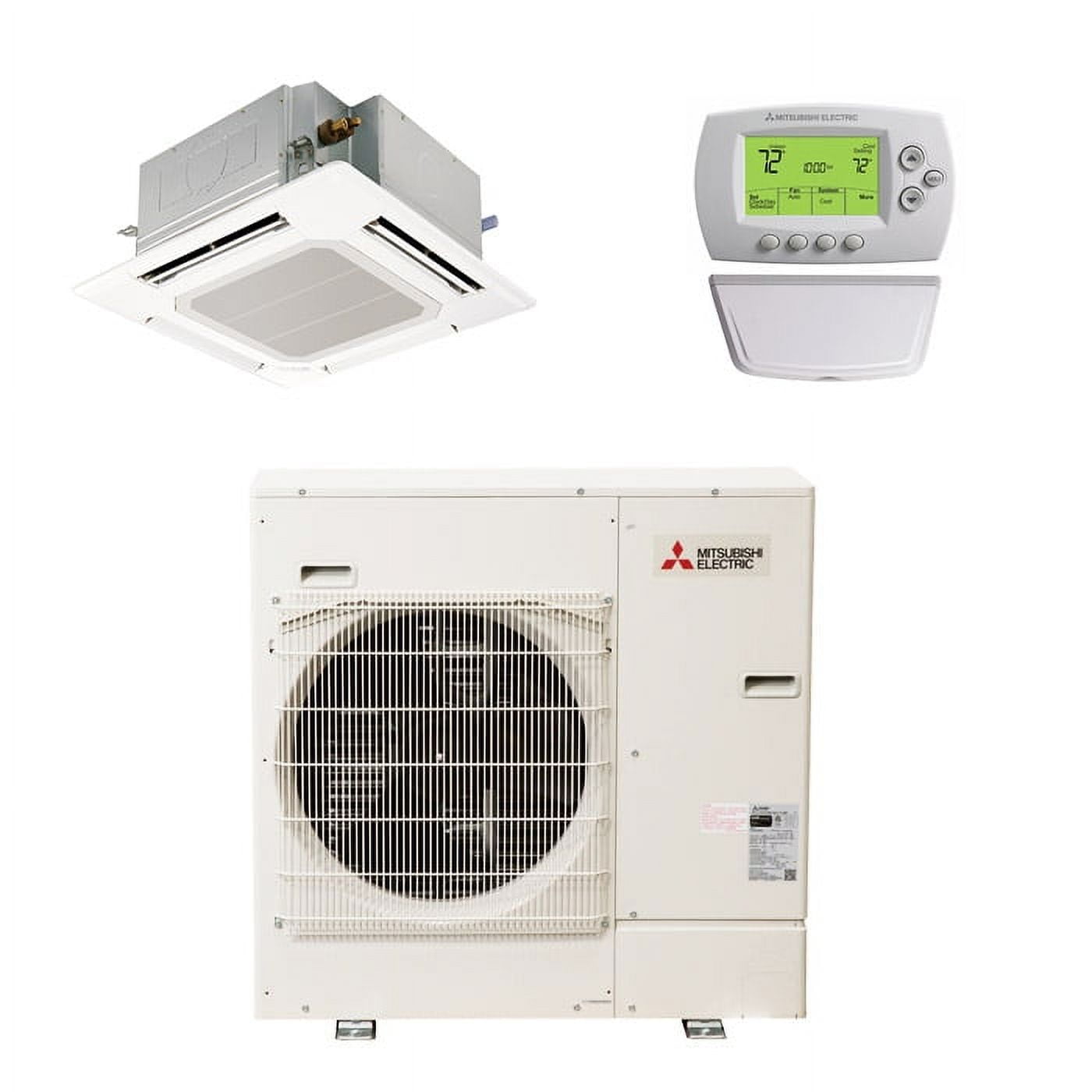 Mitsubishi 24,000 BTU Mini Split Ceiling Cassette Single Zone Heat Pump ... Mitsubishi 24,000 BTU Mini Split Ceiling Cassette Single Zone Heat Pump ...