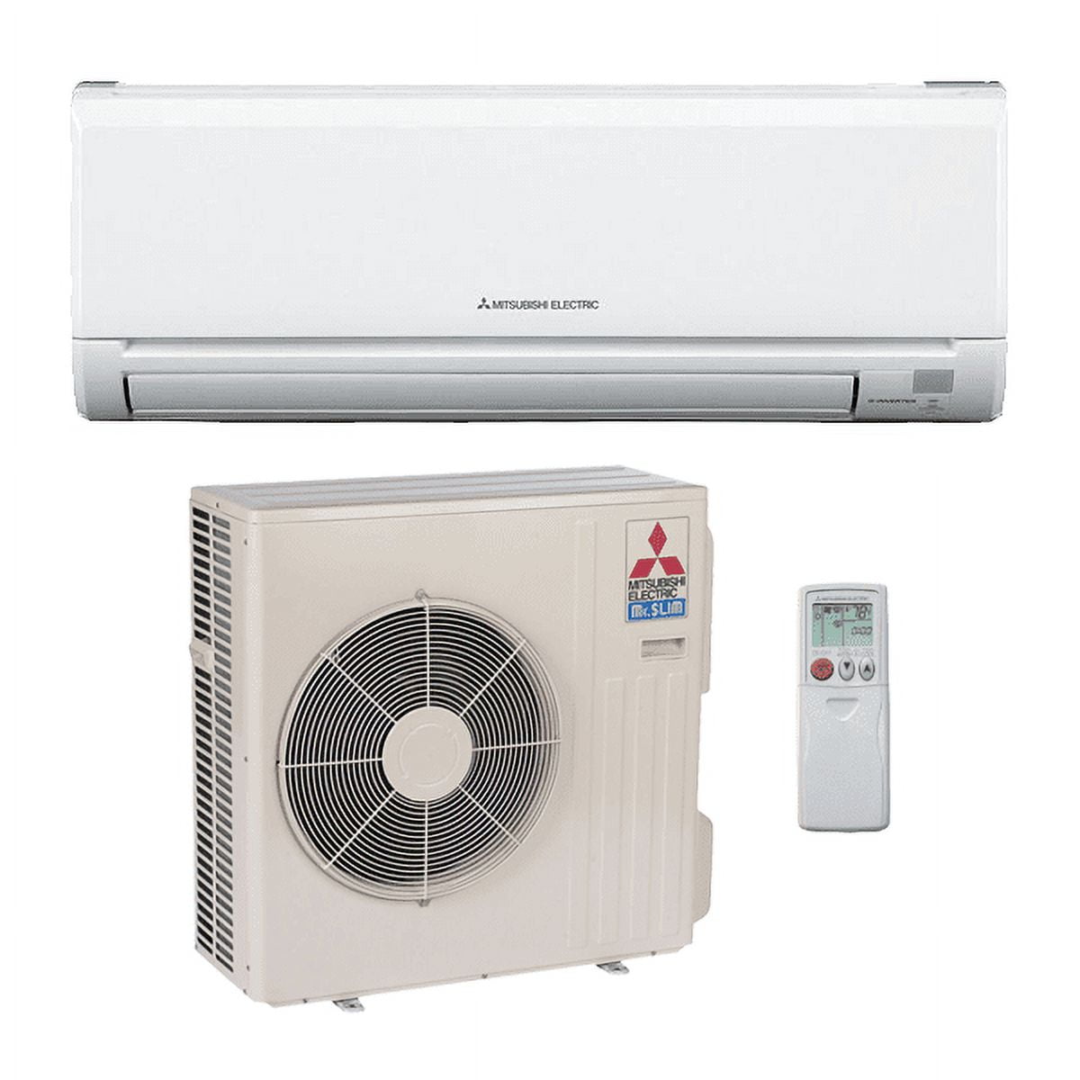 Mitsubishi 30000 BTU (30700 BTU DOE) Mini-Split Air Conditioner, White - Walmart.com