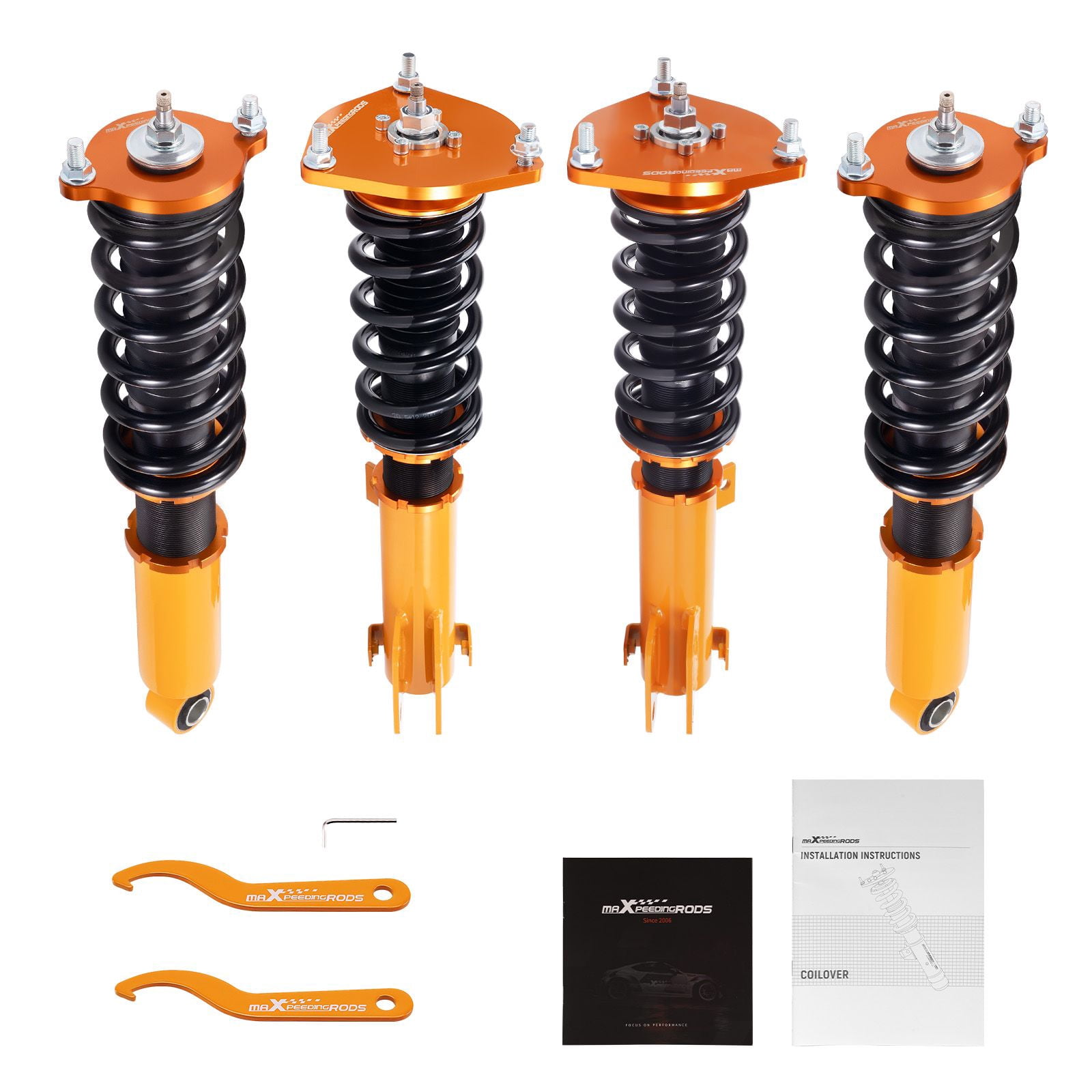 Mitsubishi Galant 1999-2003 24-Way Adjustable Coilovers Lowering Kit ...