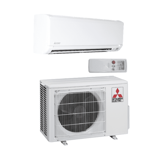 Mitsubishi M-Series 18000 BTU Wall Mounted Heat Pump Air Conditioning ...