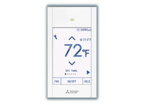 Mitsubishi PAR-CT01MAU-SB, Touch MA Remote Controller - Walmart.com