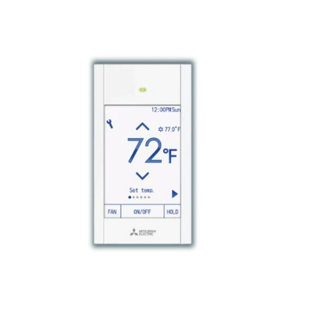 Mitsubishi PAR-CT01MAU-SB, Touch MA Remote Controller - Walmart.com