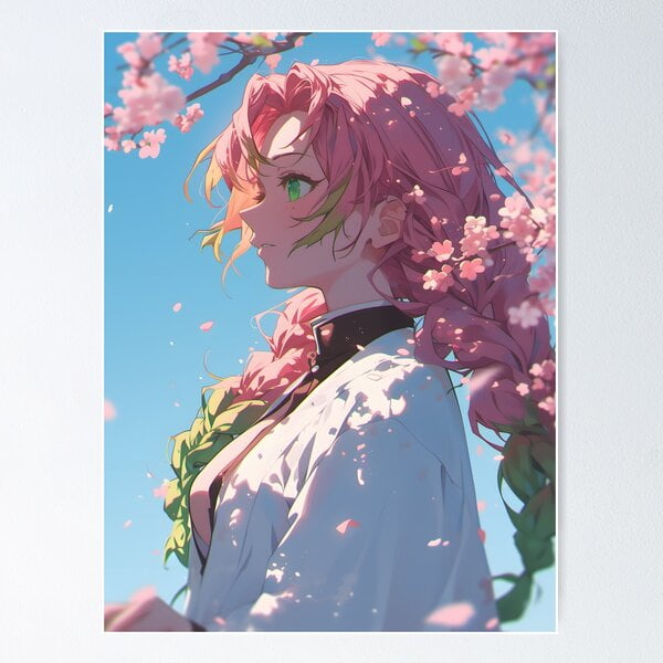 Mitsuri Kanroji - Demon Slayer 12 Poster Wall Art, Modern Wall Decor ...