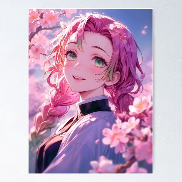 Mitsuri Kanroji - Demon Slayer 14 Poster Wall Art, Modern Wall Decor ...