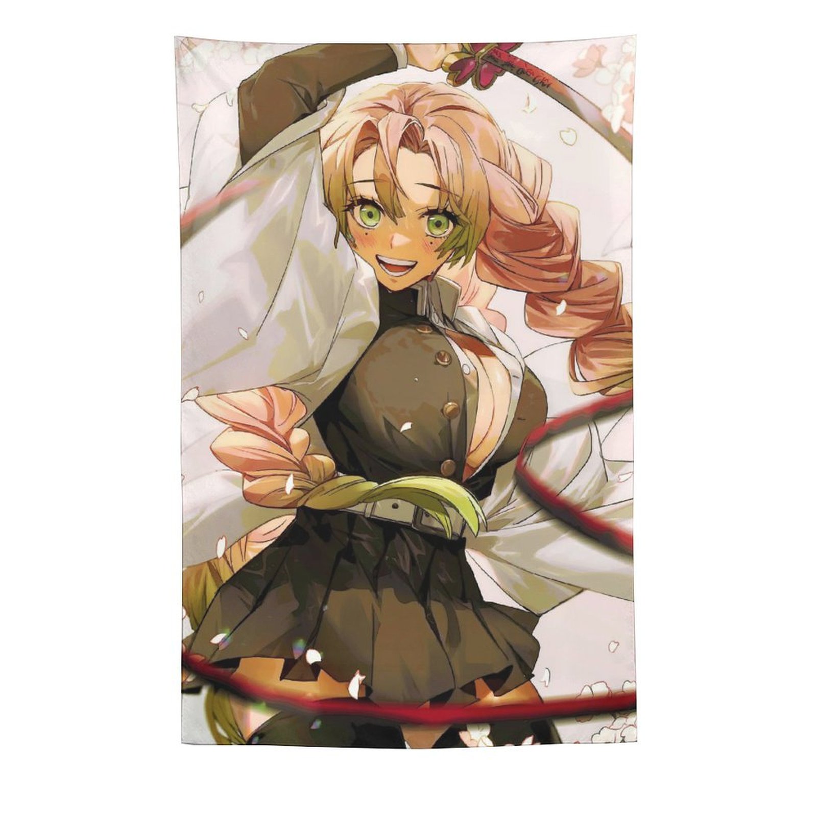 Mitsuri Kanroji Japanese Anime Tapesty Wall Tapestry Cartoon Poster ...