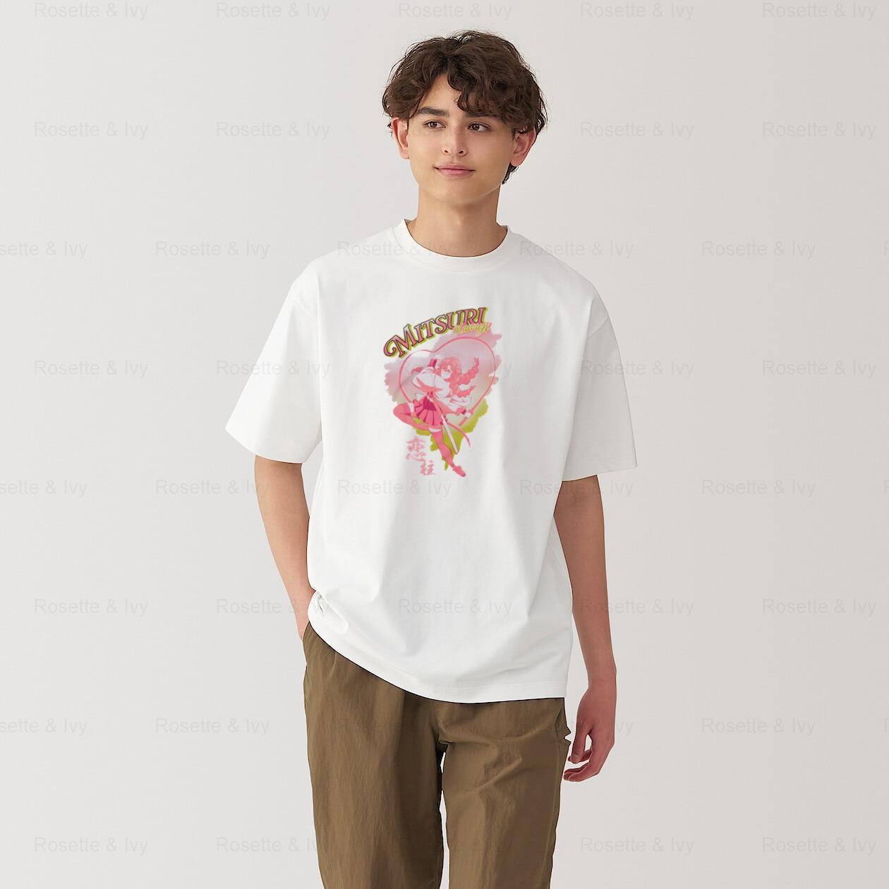 Mitsuri Kanroji T Shirt Pastel Anime Look from Demon Slayer, for unisex ...