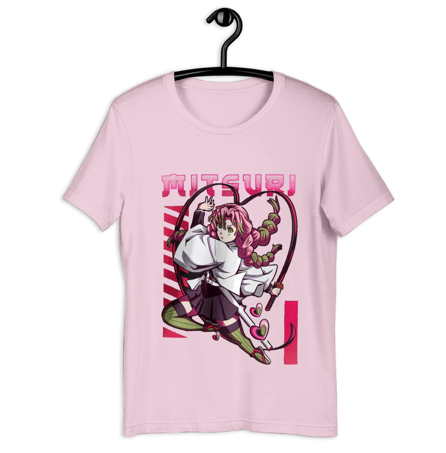 Mitsuri Leaping Design Anime Merch Shirt, Japanese Street Wear Style ...
