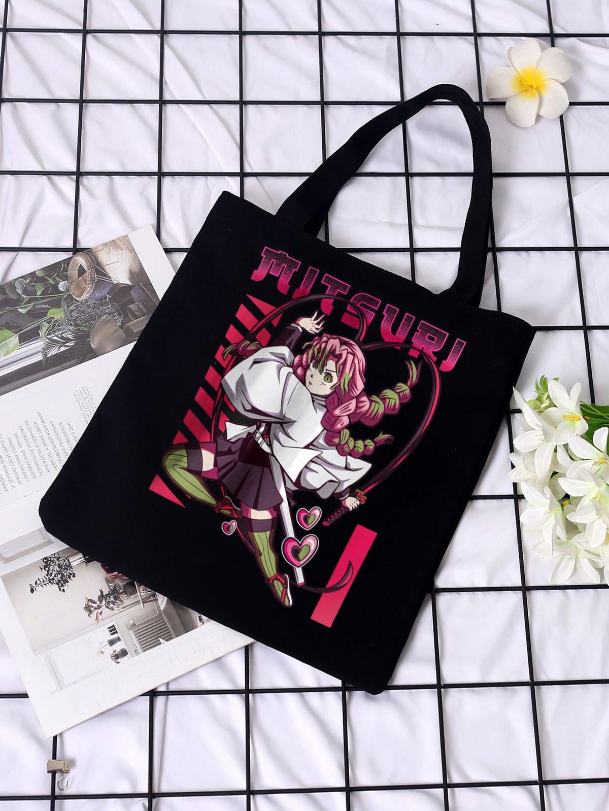 Mitsuri Leaping design T-Bag Otaku Merch Gift Japanese Street Wear ...