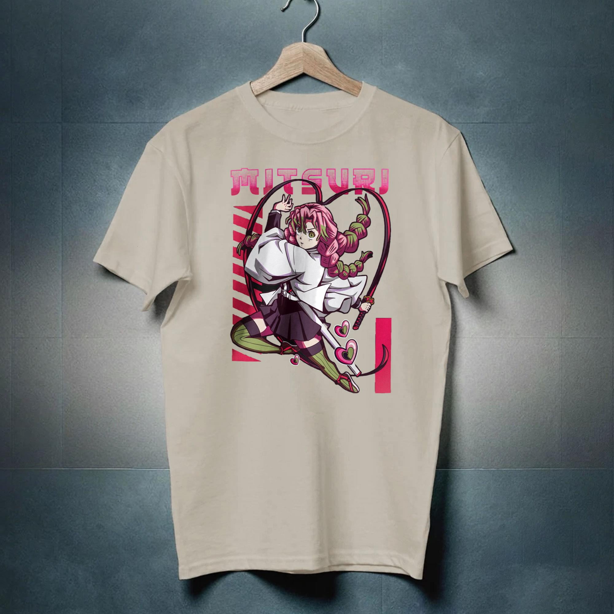 Mitsuri Leaping design T-shirt Otaku Merch Gift Japanese Street Wear ...