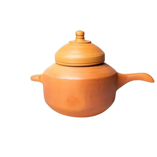 Mitti Cooker With Lid For Cooking Terracotta Handmade Unglazed Clay ...