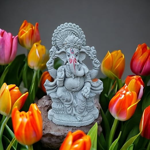 Mitti Ganesh Idol | Eco-Friendly Handcrafted Mud/Clay Ganesh Murti ...