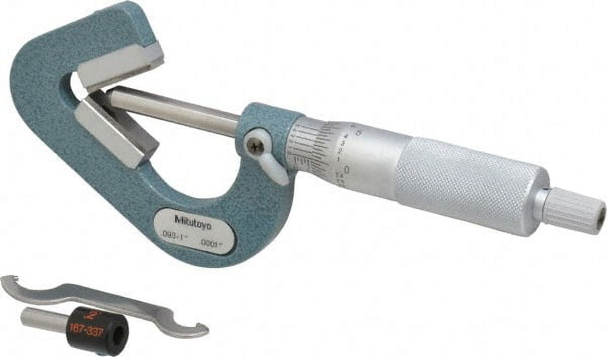 Mitutoyo 0.09 to 1 Inch Measurement, 0.0001 Inch Graduation, Accuracy ...