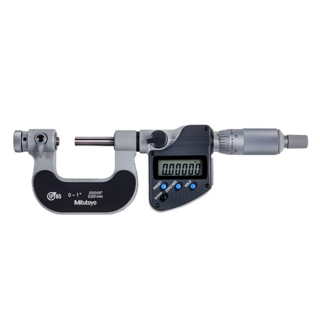Mitutoyo 0-1 in. Screw Thread Micrometer with 25 mm Range - Walmart.com
