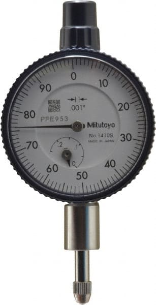 Mitutoyo 1/4" Range, 0-100 Dial Reading, 0.001" Graduation Dial Drop Indicator - Walmart.com