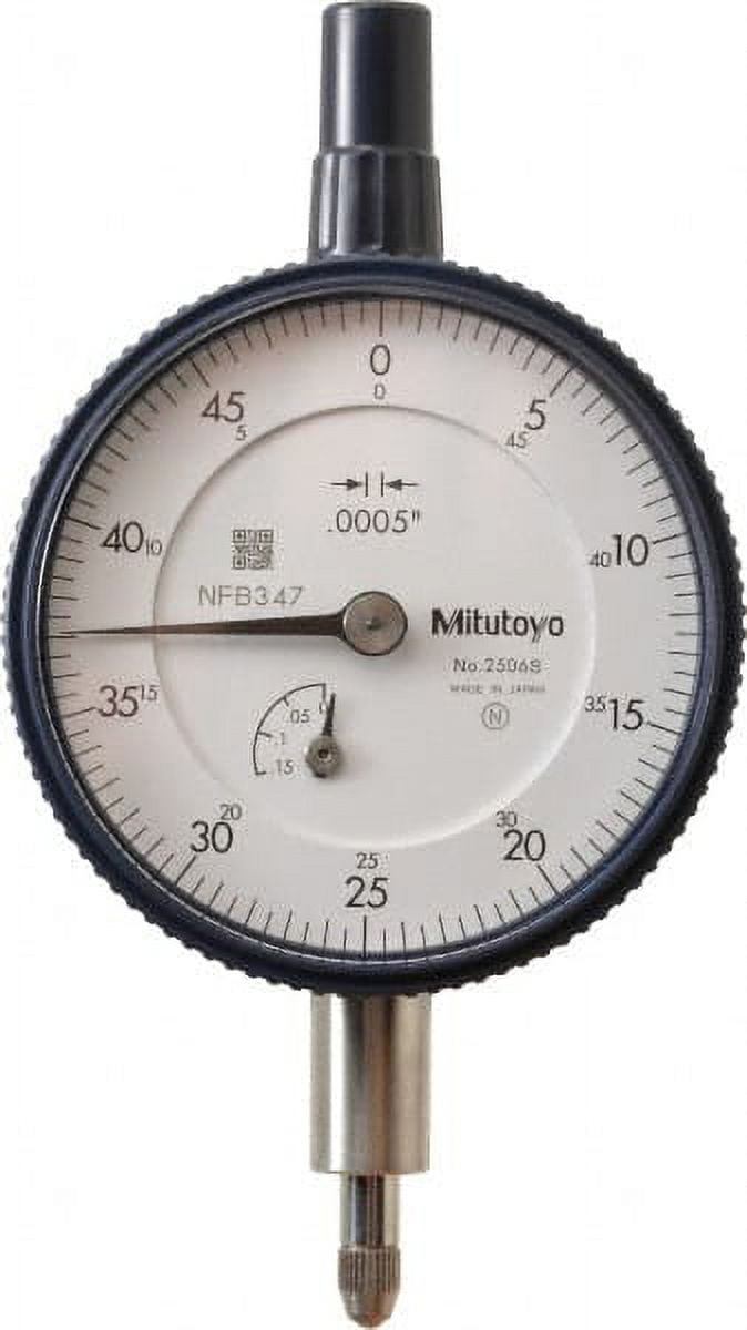 Mitutoyo 1/8" Range, 0-50 Dial Reading, 0.0005" Graduation Dial Drop Indicator 2-1/4" Dial, 0.05 ...