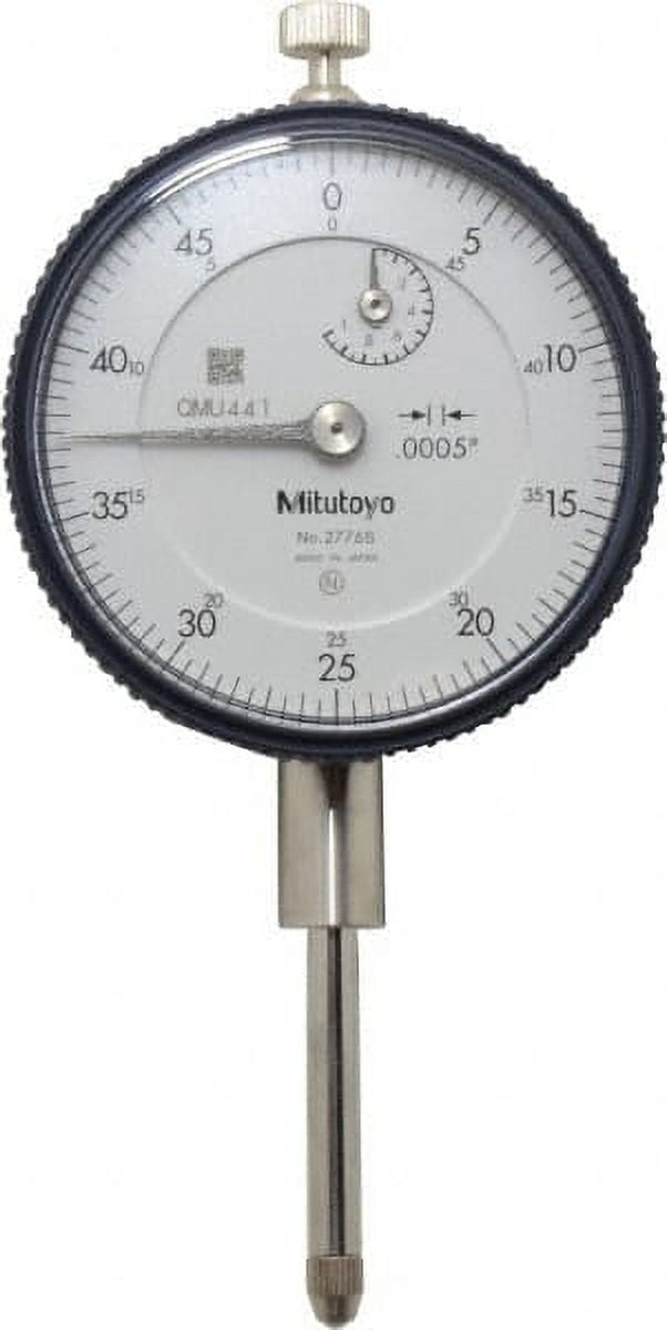 Mitutoyo 1" Range, 0-50 Dial Reading, 0.0005" Graduation Dial Drop Indicator - Walmart.com