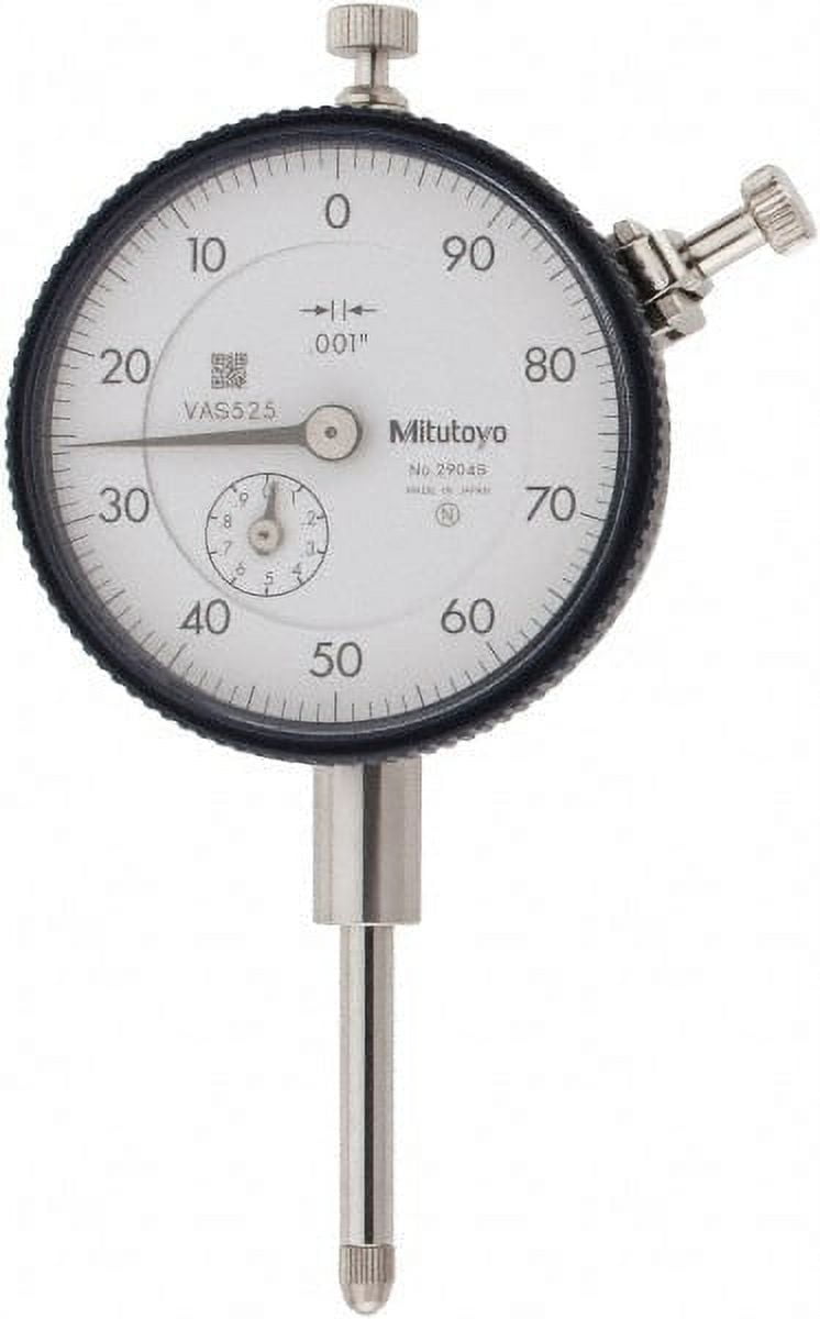 Mitutoyo 1" Range, 100-0 Dial Reading, 0.001" Graduation Dial Drop Indicator - Walmart.com
