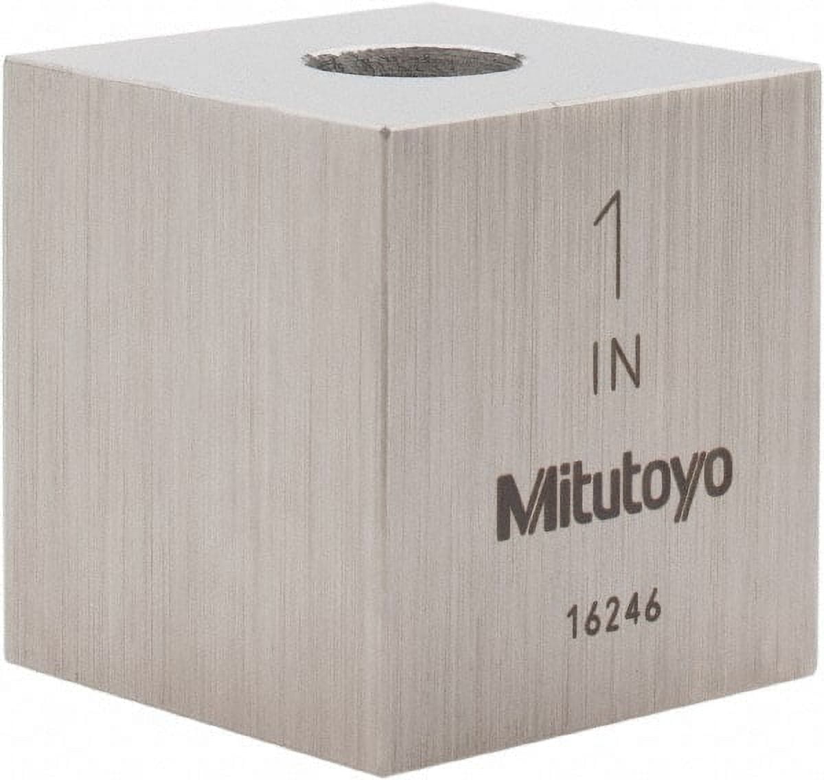 Mitutoyo 1" Square Steel Gage Block, Accuracy Grade 0 with Certificate ...