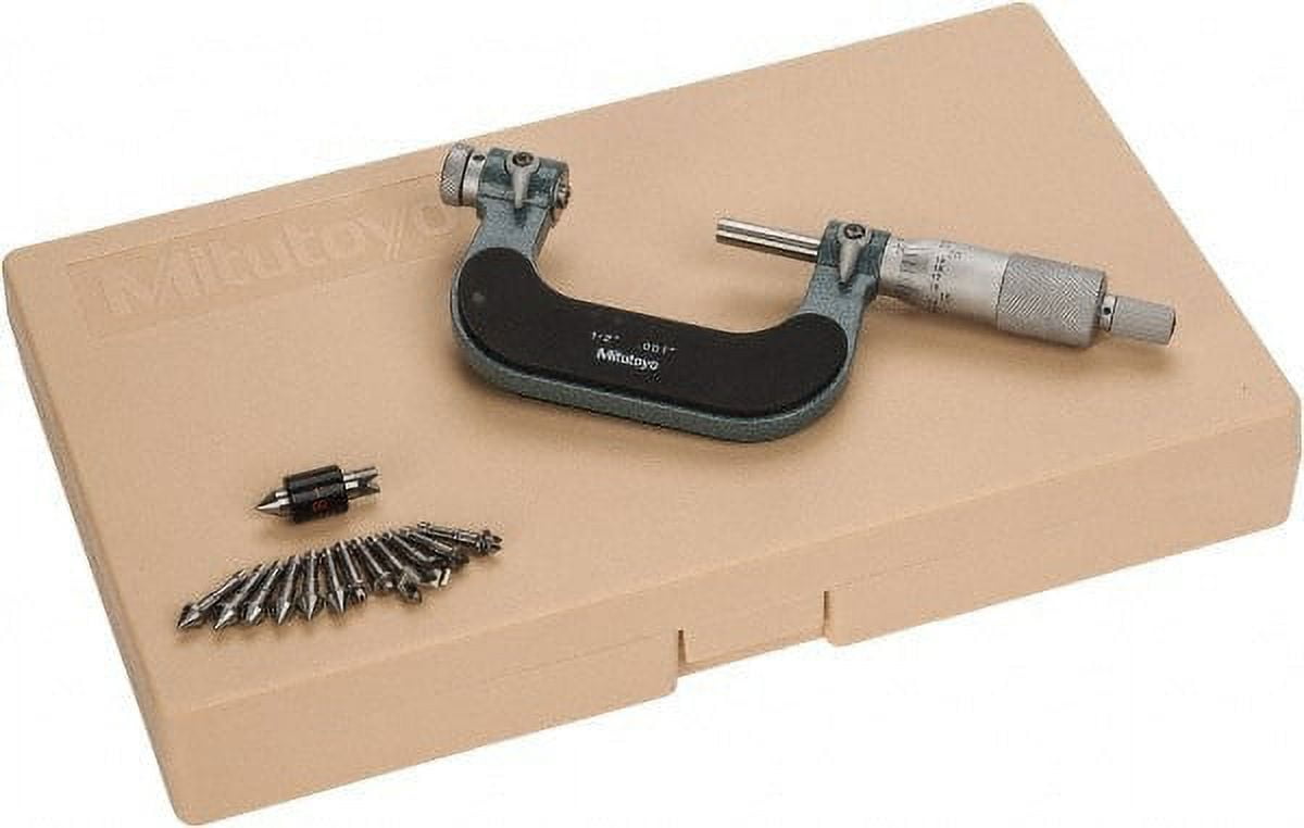 Mitutoyo 1 to 2" Range, Mechanical Screw Thread Micrometer - Walmart.com
