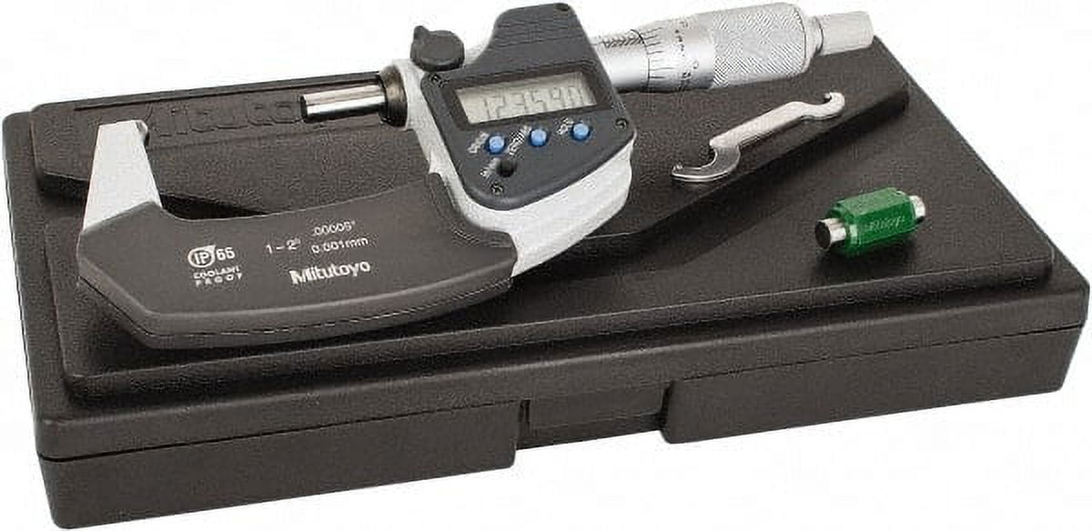 Mitutoyo 1 to 50.8mm Measurement, Spherical Face Micrometer - Walmart.com