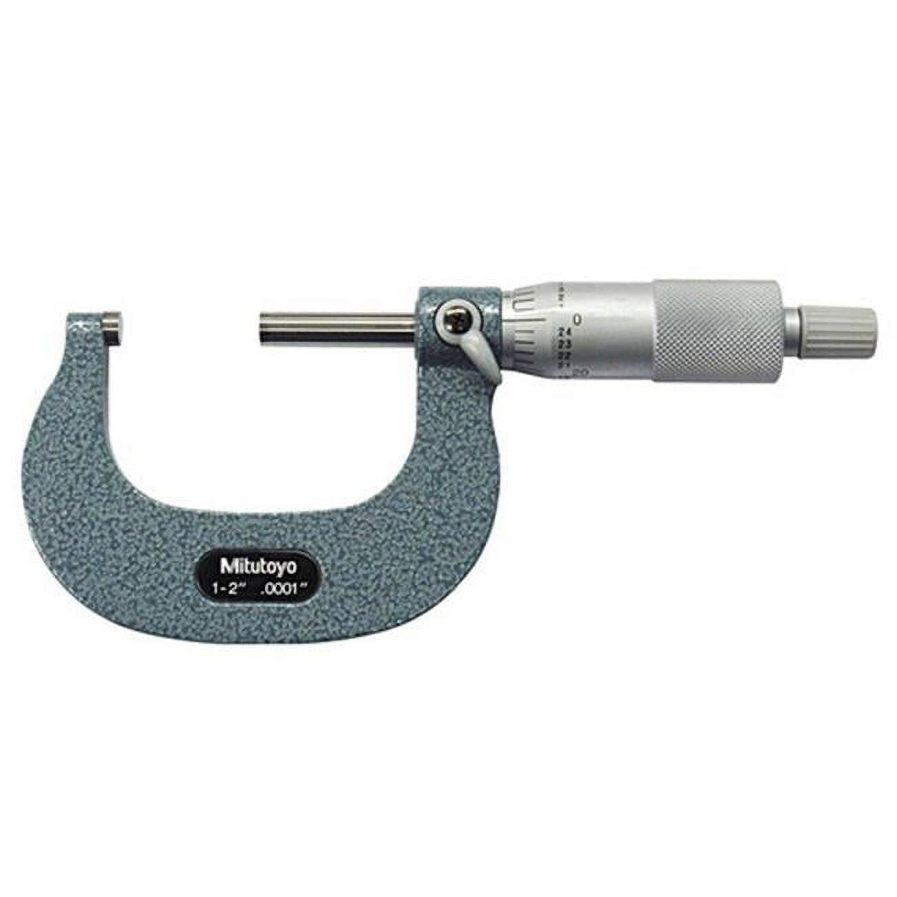 Mitutoyo 103-262 1-2 in. Mechanical Micrometer with Ratchet Stop ...
