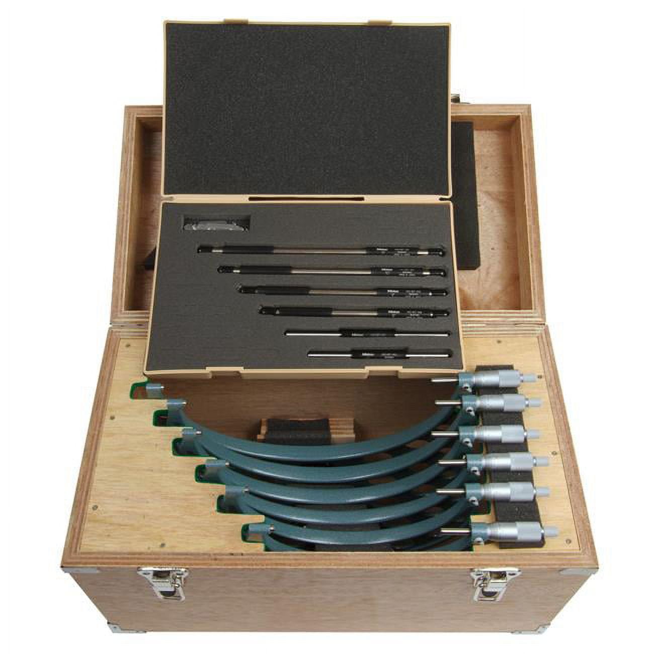 Mitutoyo 103-909 6-12 in. Range 6 Mics & 6 Standard Micrometer Set ...