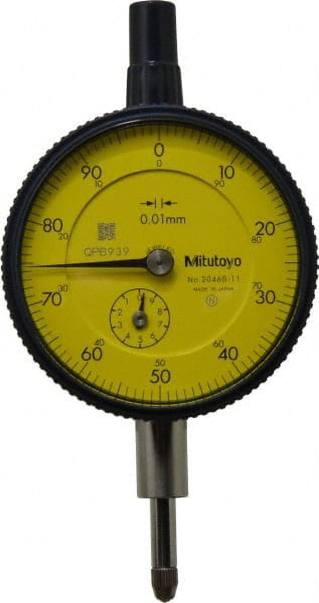 Mitutoyo 10mm Range, 0-100 Dial Reading, 0.01mm Graduation Dial Drop Indicator 57mm Dial, 1mm ...