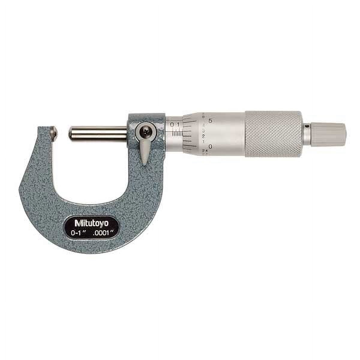 Mitutoyo Scherical Anvil/Spindle Micrometer,0-" 115-253 - Walmart.com