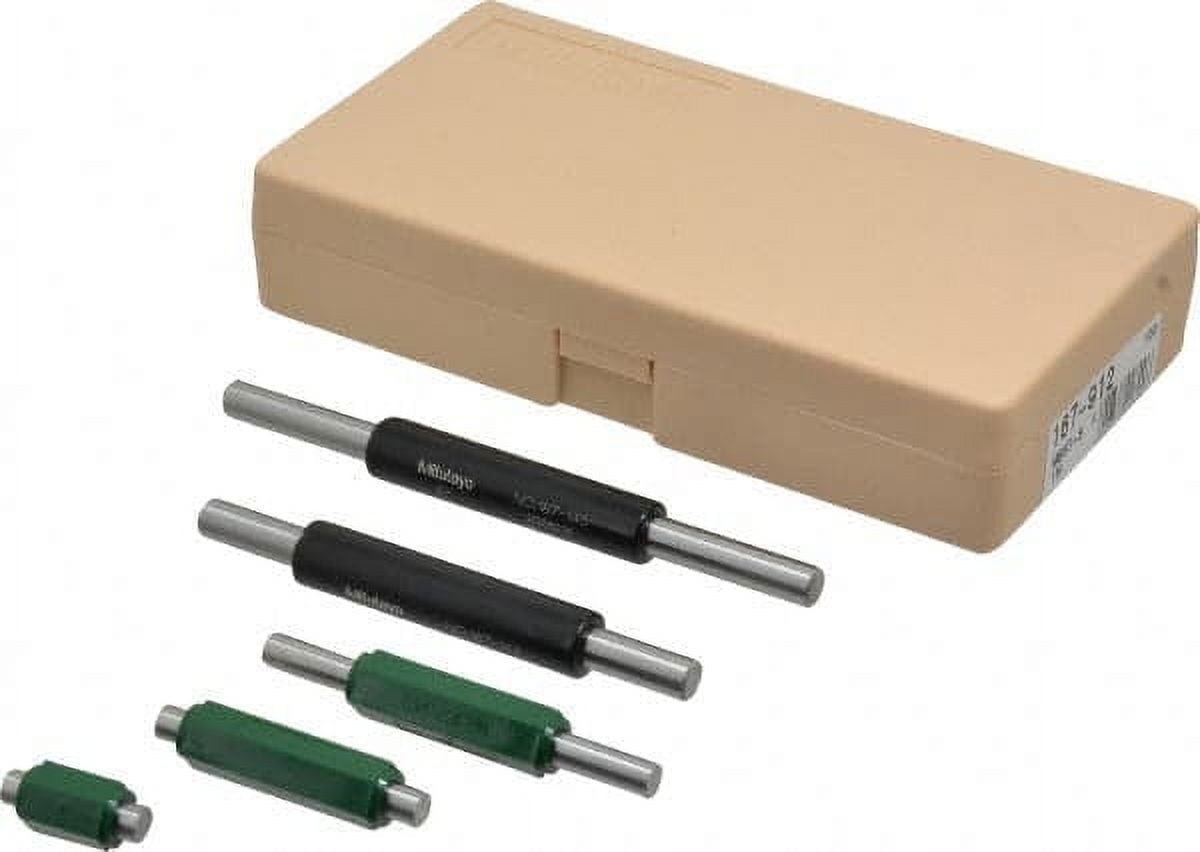 Mitutoyo 167-912 Micrometer Standard Set, 1-5", 5 Piece/Set - Walmart.com