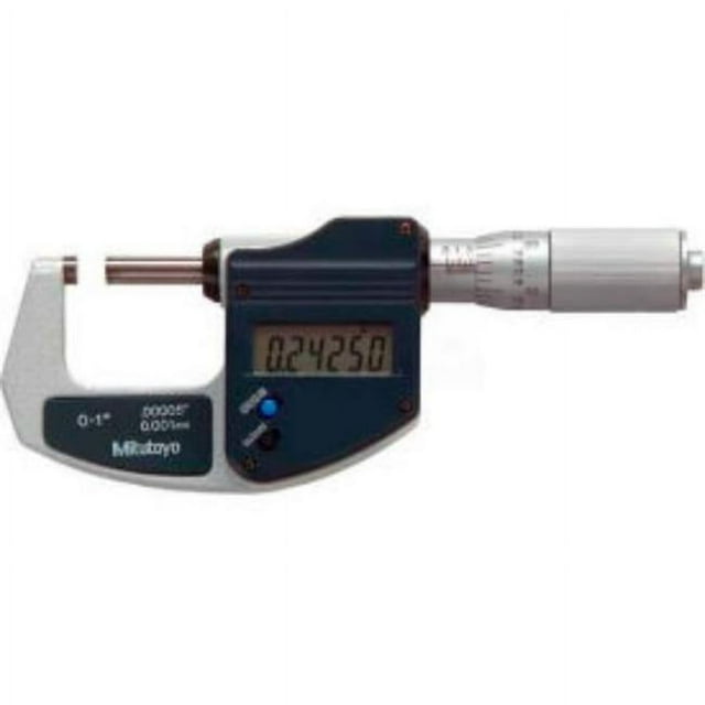 Mitutoyo 293-832-30 Digimatic 0-1""/25.4MM Digital Micrometer W/Ratchet Frictio - Walmart.com