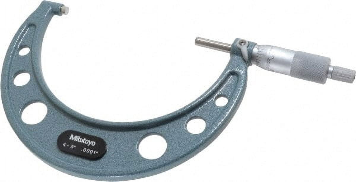 Mitutoyo 4 to 5" Range, 0.0001" Graduation, Mechanical Outside ...