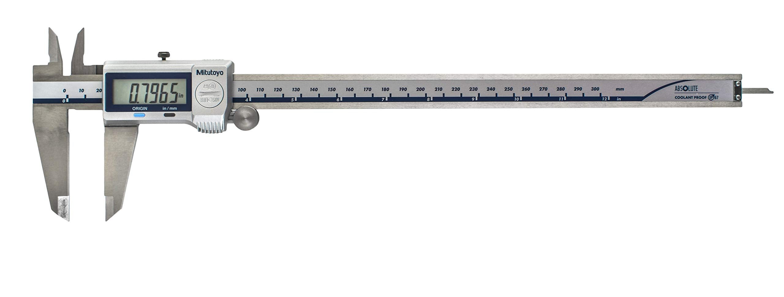 Mitutoyo 500-754-20 Absolute Coolant-Proof Caliper CD-P12"S, 0-12"/0 ...