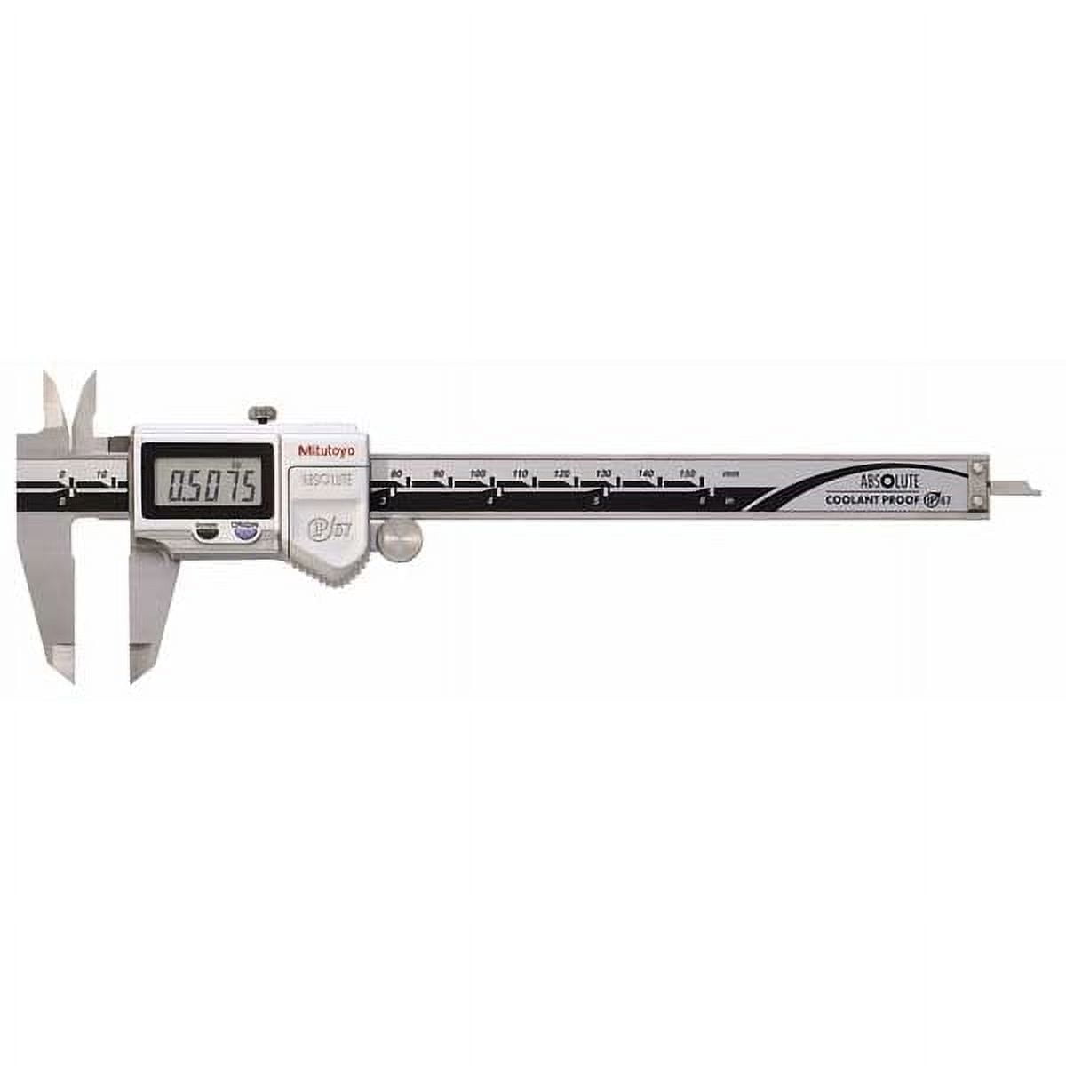 Mitutoyo Absolute Digital Caliper,0 to 6 In 500-762-20CAL - Walmart.com