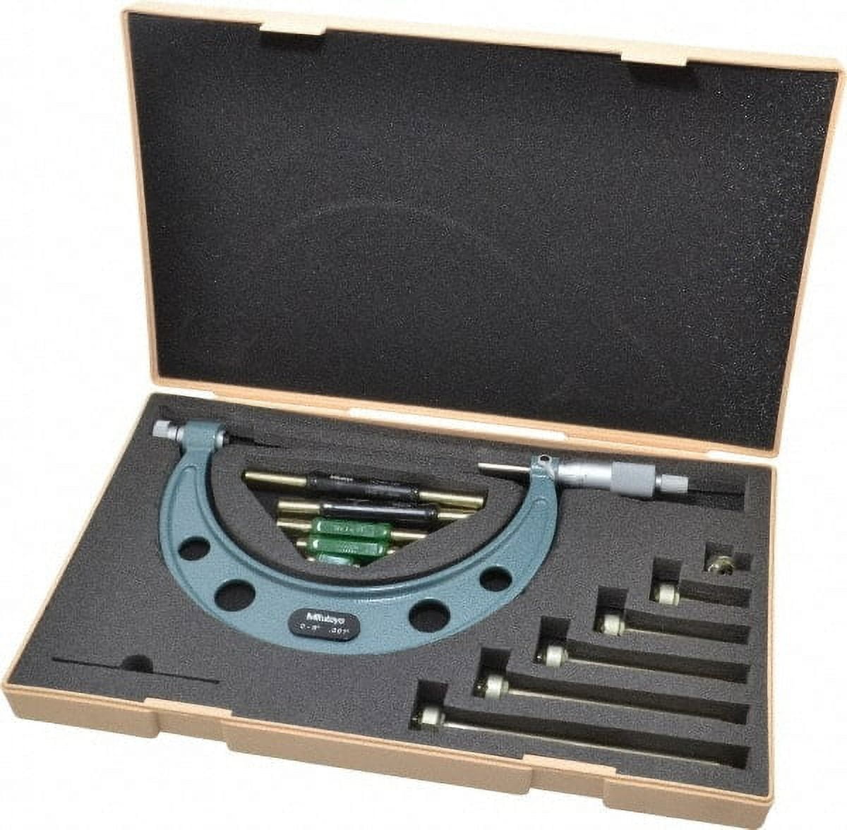 Mitutoyo 6 Anvil, Mechanical, 0 to 6 Inch Range, Interchangeable Anvil ...
