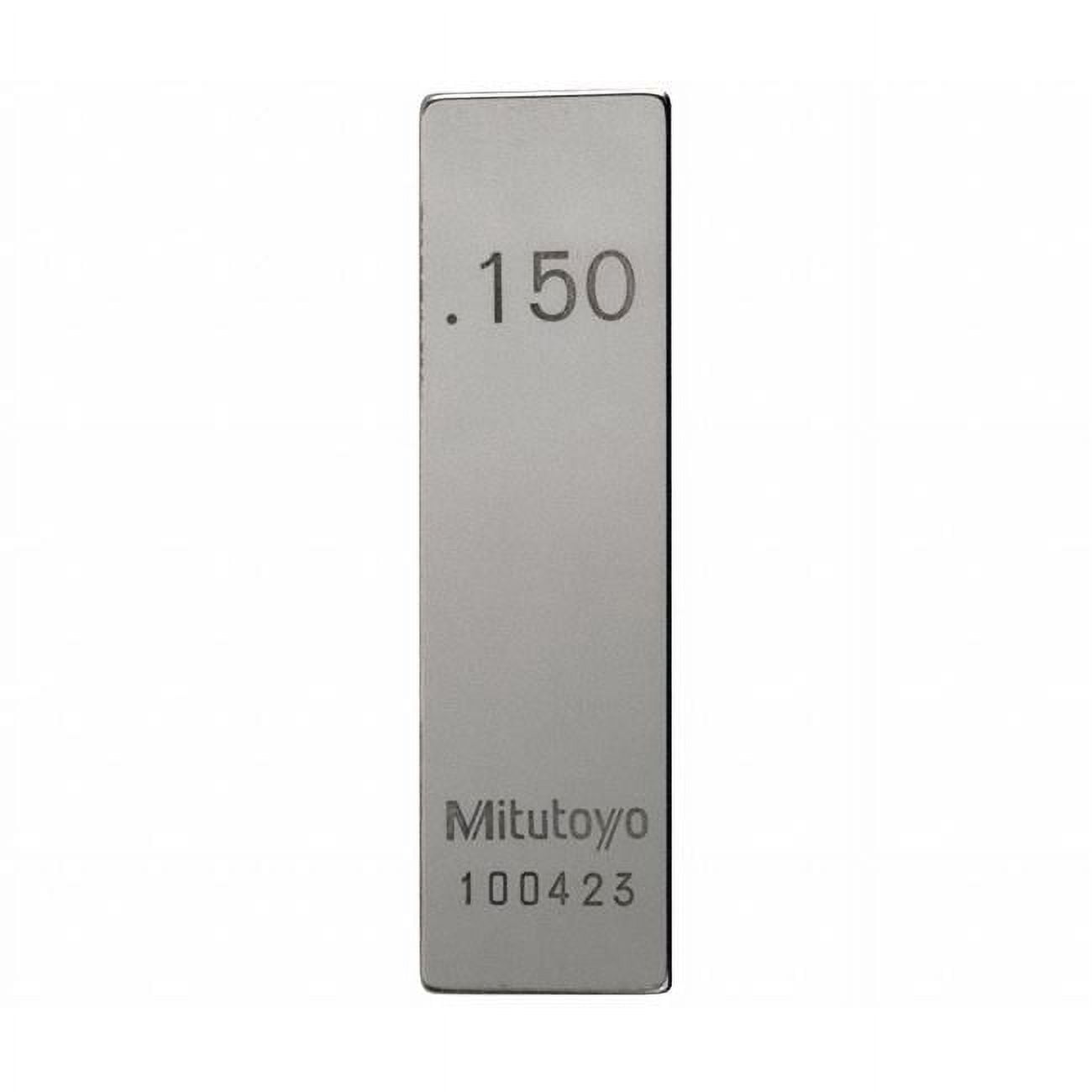 Mitutoyo 611115-531 0.15 in. Rectangular Steel ASME Grade 0 Gage Block ...