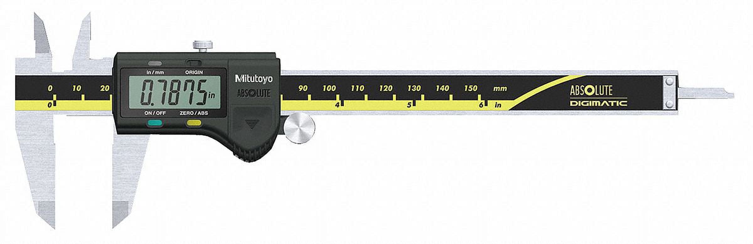 Mitutoyo Absolute Digimatic Calipers, Stainless Steel, SPC - 1 EA (504 ...