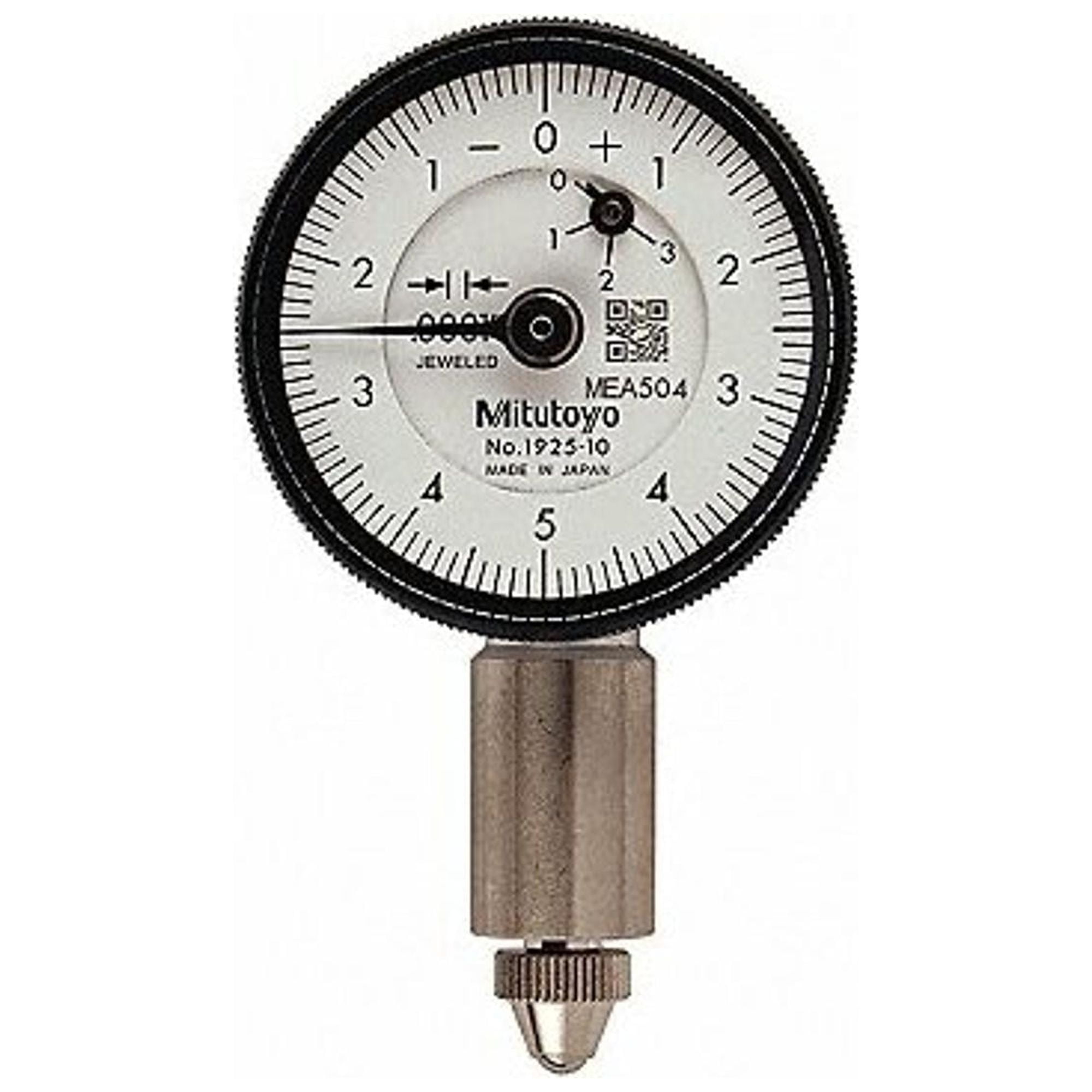 Mitutoyo Dial Indicator 0 To 0 025 Range White 1925ab 10
