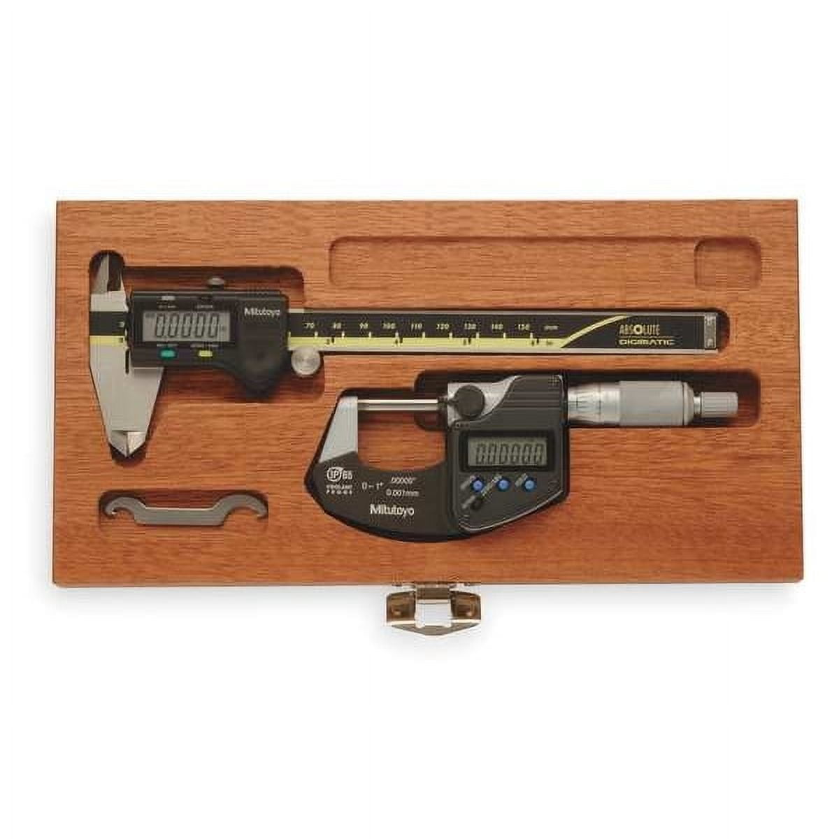 Mitutoyo Precision Meas.Tool Kit, Digital Caliper 64PKA076B - Walmart.com