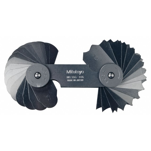 Mitutoyo Radius Gauge Set 186-106 - Walmart.com