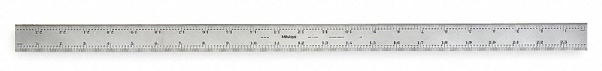 Mitutoyo Rigid Rule,Steel,24 In. L 182-161 - Walmart.com