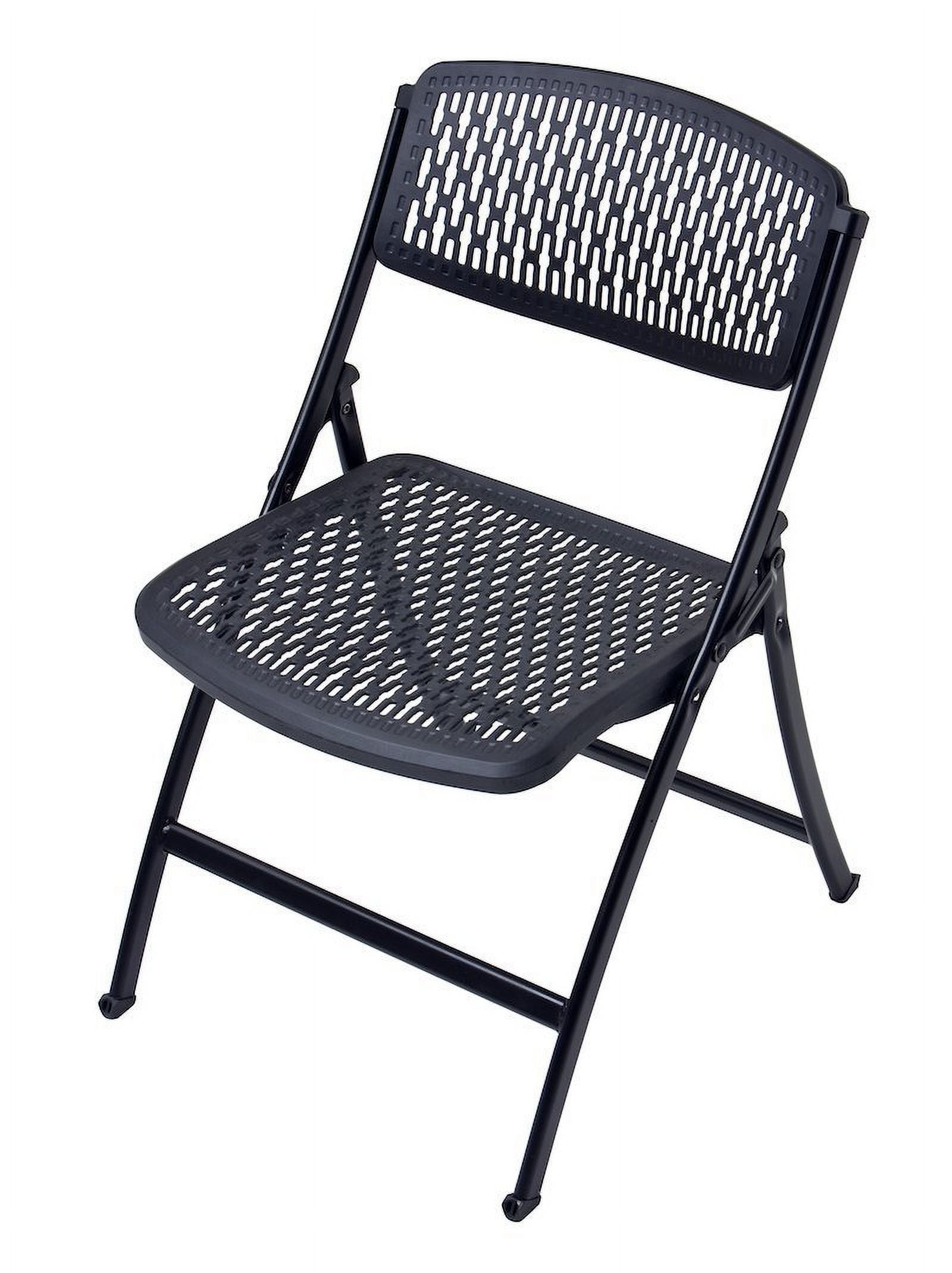 Mity-Lite 18-8 Steel Folding Chair 4-Pack, Heavy Duty 1000lb Capacity ...