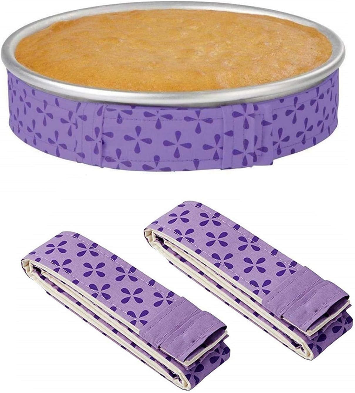 WSNIJFU 2pcs Cake Strips for Even Baking, Cake Pan Dampen Strips, Super ...