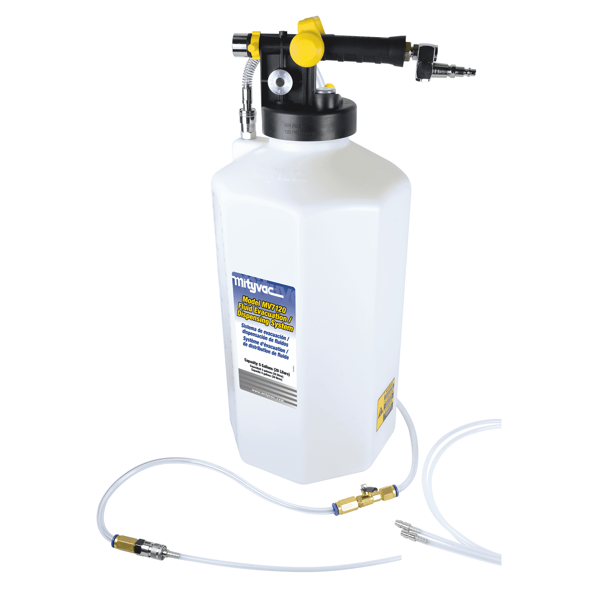 Mityvac MV7120 Automotive Fluid Extractor Dispenser, Brake Bleeder Oil ...