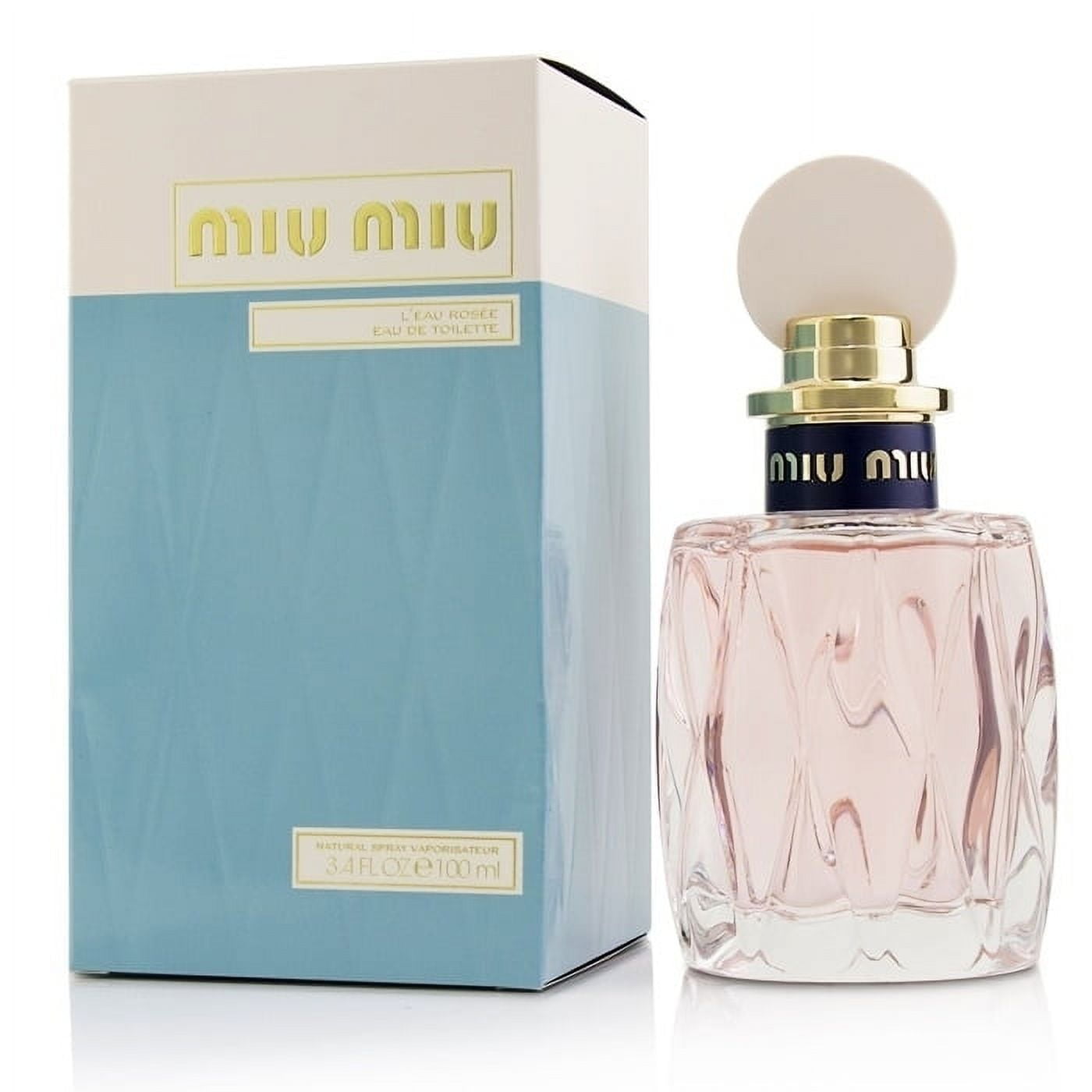 Miu Miu L'Eau Rosee Eau De Toilette Spray 100ml/3.4oz - Walmart.com