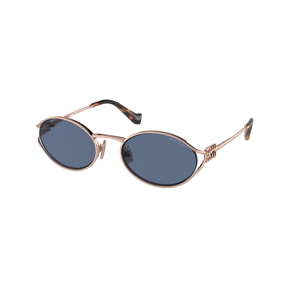 Miu Miu MU52YS ZVF1V1 54mm Oval Sunglasses Women's Pink Gold - Walmart.com